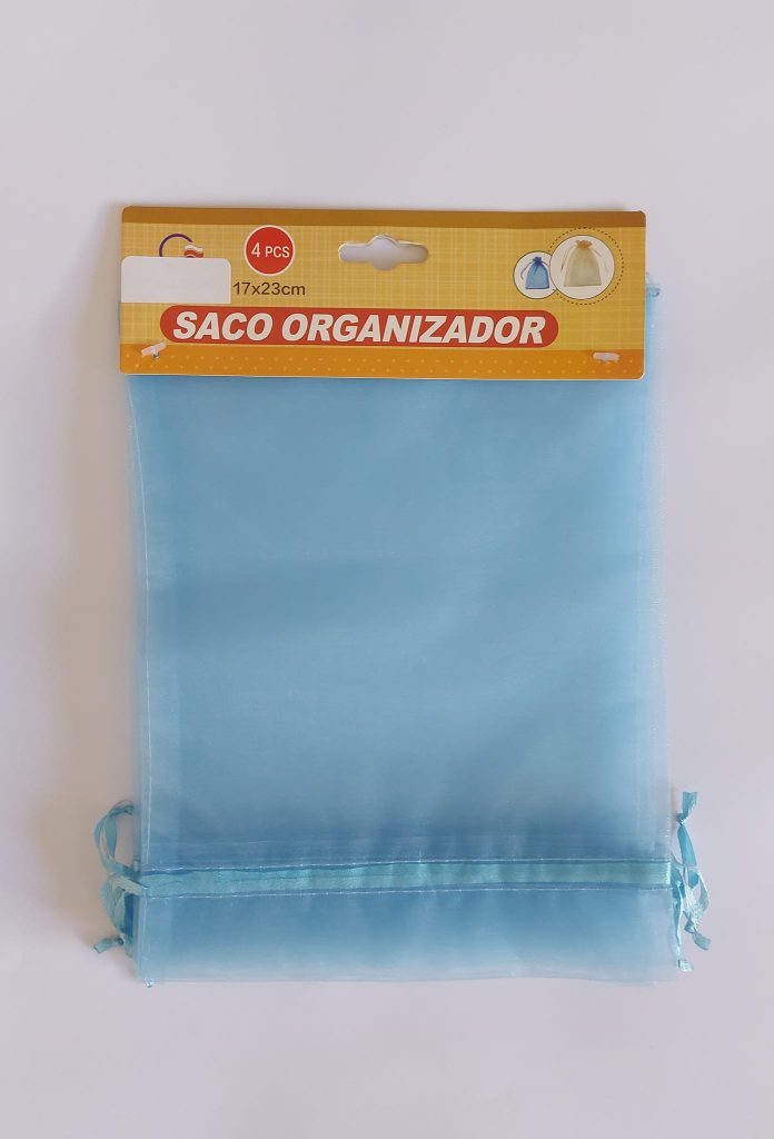 Saco Malla Chica Celeste Universo Colores 0673