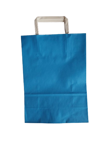 Bolsa Kraft Azul 22 x 30 cms - Comercializadora Universo Colores